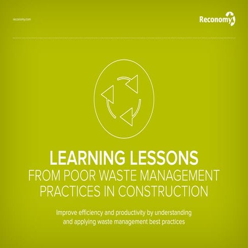 Learning Lessons from Poor Waste Management Practices in Construction | PPT