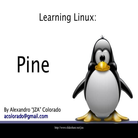 Learning Linux: Pine | ODP