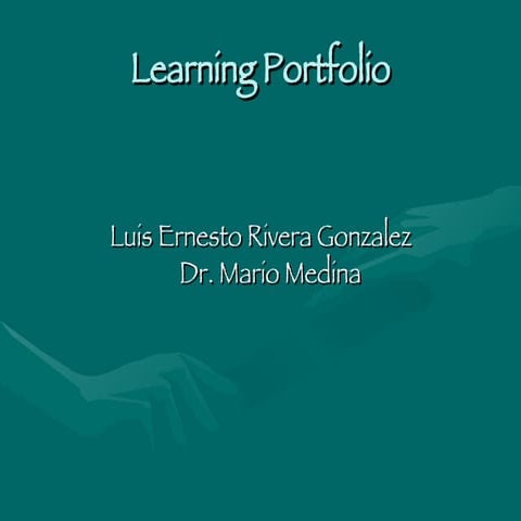 Learning Portfolio 2 | PPT