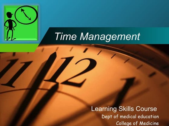 Time & Stress Management Presentation | PPTX