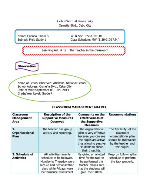 Report card comments Sample for Islamic School | PDF