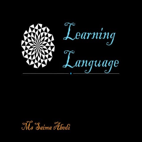 Learning a language | PPT