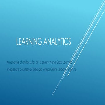 Learning analytics | PPTX