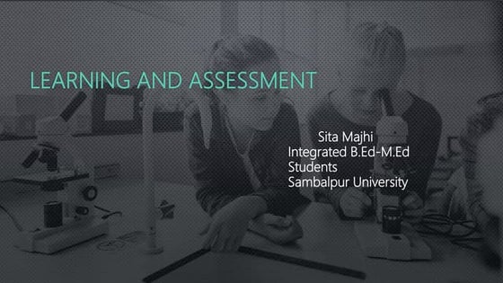 Assessment for, of, and as learning | PPT