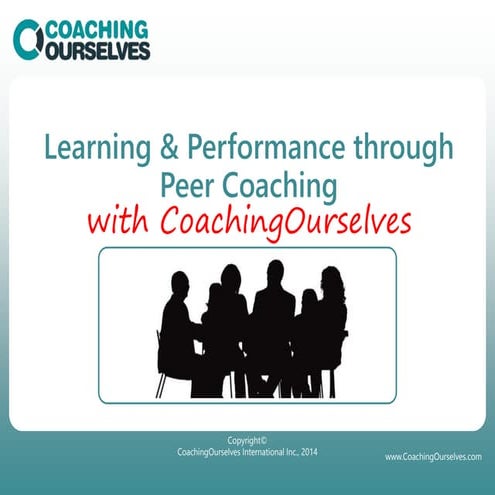 Learning and Performance through Peer Coaching CoachingOurselves | PPTX