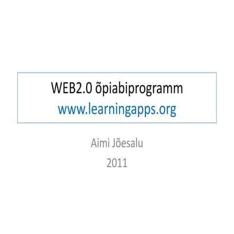 LearningApps | PPT
