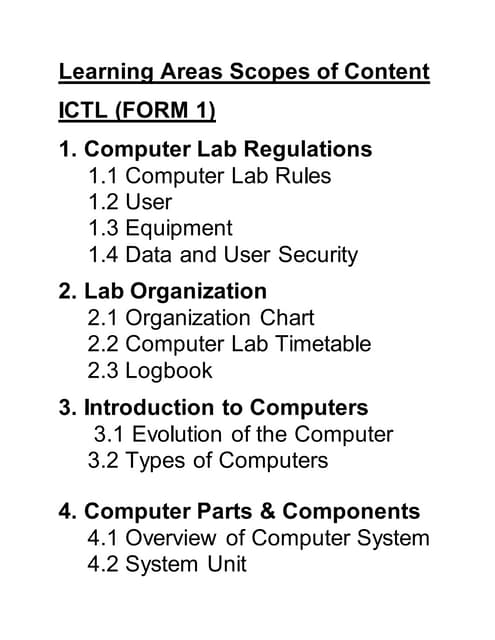 Learning areas scopes of content | PDF Learning areas scopes of content | PDF
