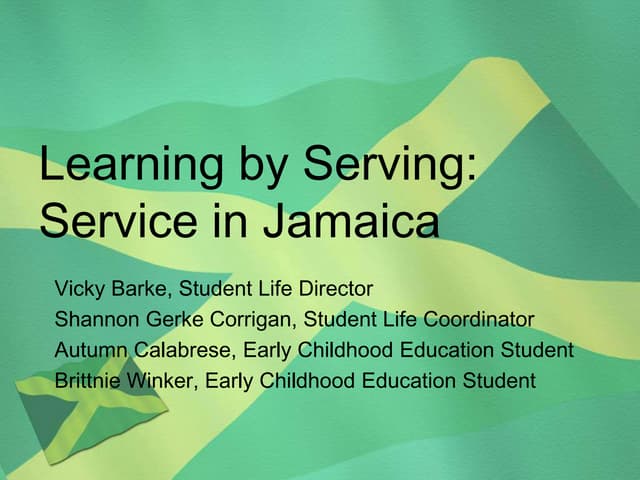 Jamaica presentation | PPTX