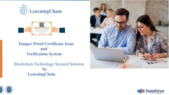 Certificate Validation using block chain | PPT