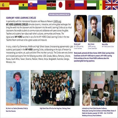 The MY HERO Project - iEARN - Learning Circles | PDF