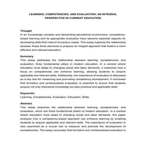 Learning, Competencies, and Evaluation_An Integral Perspective in Current Education.pdf