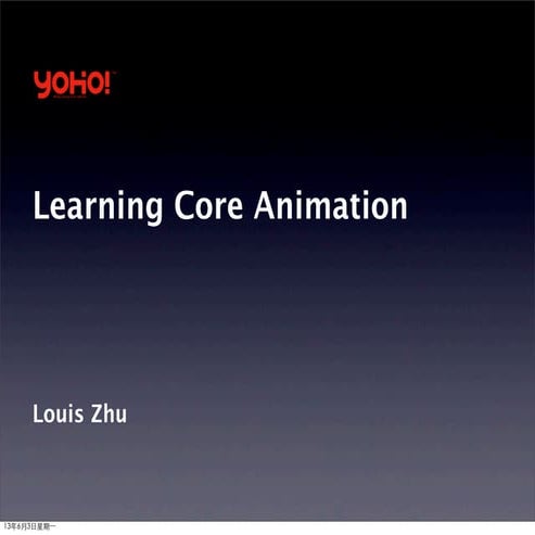 Louis Zhu presentations