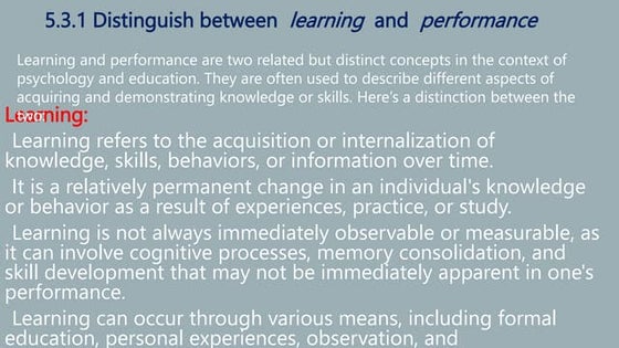 Learning curve and Learning Plateaus | PPTX | Educational Assessment | Education