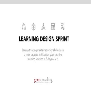 Learning Design Sprint Overview | PPT
