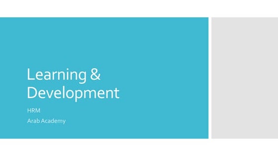 learning and development specialist..... | PDF