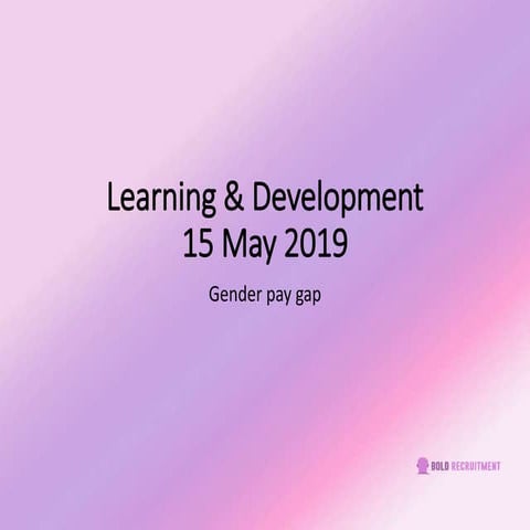 Gender pay gap | PPT