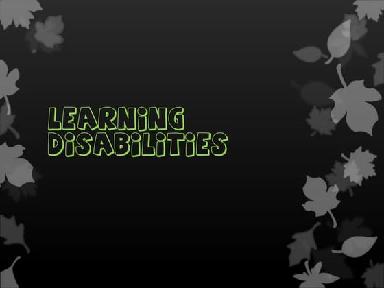 Introduction to Learning Disabilities.pptx