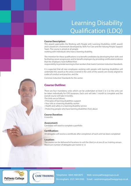 Learning disability Awareness, LD, Learning Disability qualification | PDF