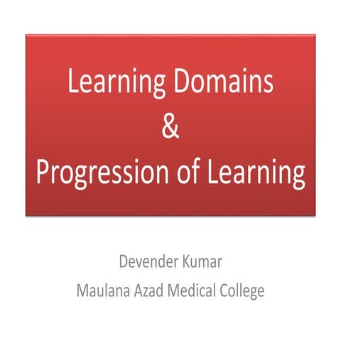 Learning Domains | PPTX