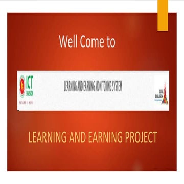 Learning & Earning project | PPT