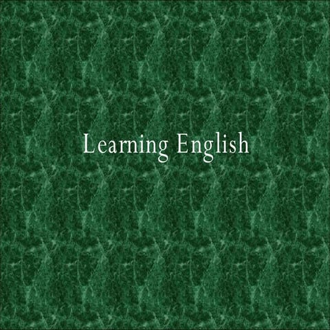 Learning English | PPT
