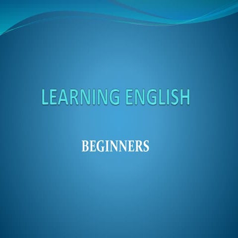 Learning english | PPTX