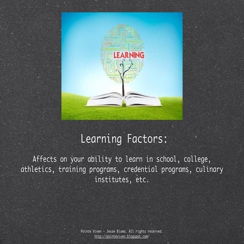 Learning Factors | PPT