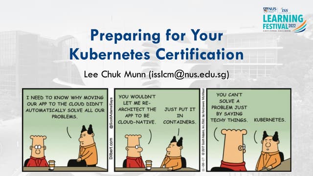 Preparing And Acing Your Kubernetes Certification Ppt