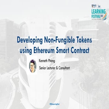 Developing Non-Fungible Tokens using Ethereum Smart Contract | PPT