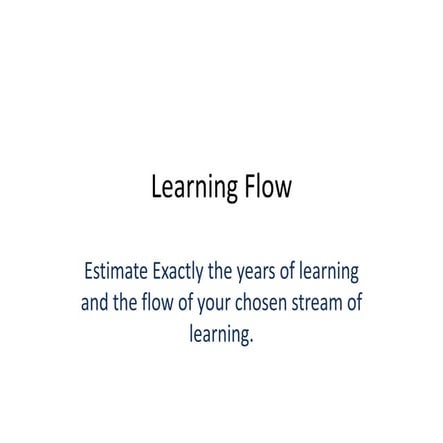 Learning flow | PPT