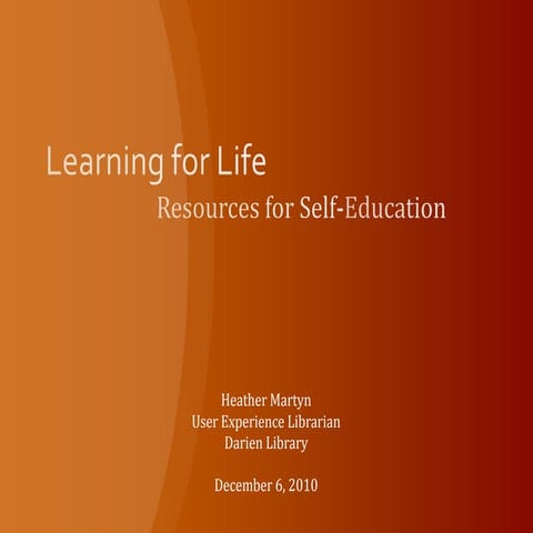 Learning for life2 | PPT