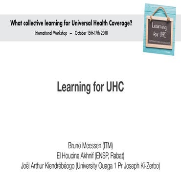 Learning for UHC meeting | DOCX