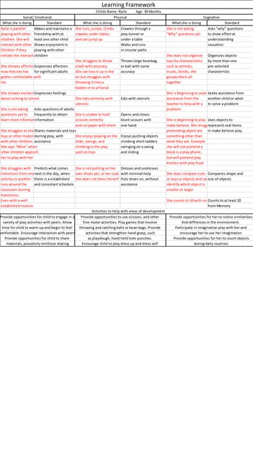 Developmental summary | PDF