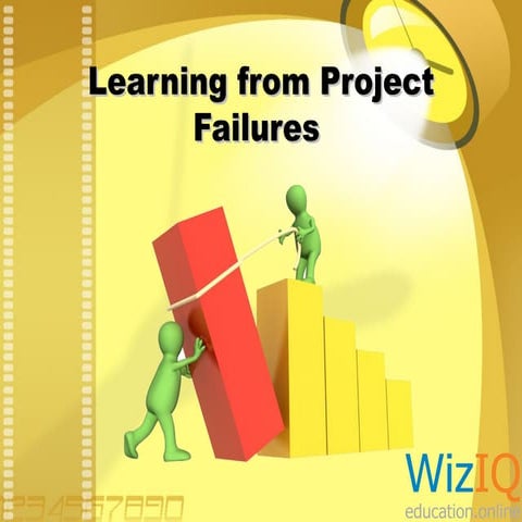 Learning from project failures | PPT