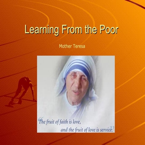 Learning from the poor | PPT