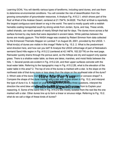 "Biogeomorphology of Mega Nebkha in the Fahraj Plain, Iran: Sensitive ...