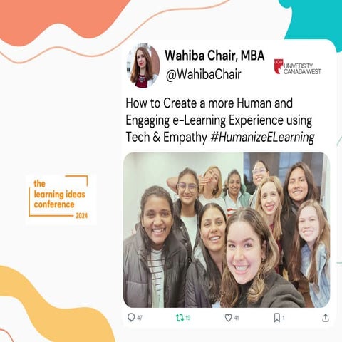 How to Create a More Engaging and Human Online Learning Experience | PPT