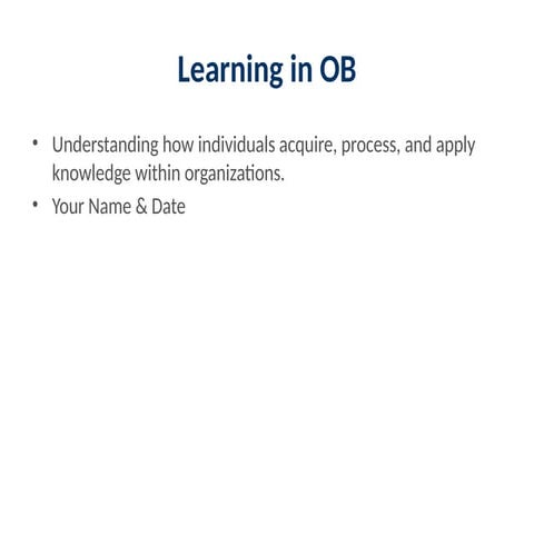 Learning_in_OB_Stylish_Presentation.pptx