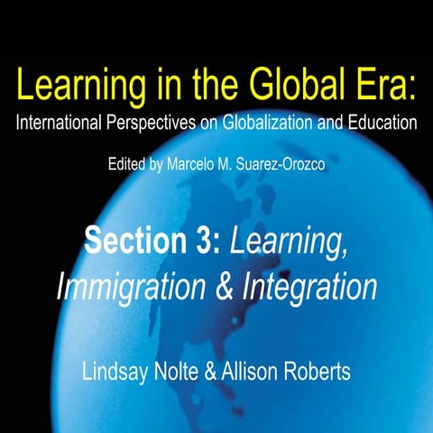Learning in the global era | PPT