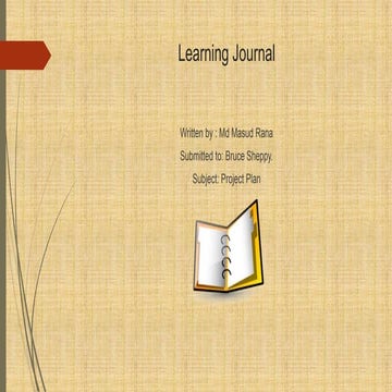 Learning journal | PPT