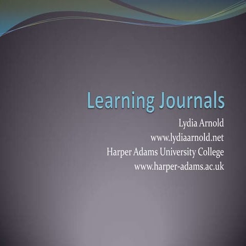 Learning Journals | PPTX