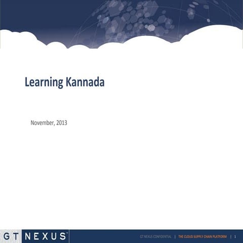 Learning Kannada | PPT