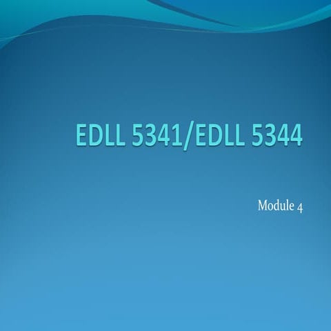 Learning module 4 | PPT