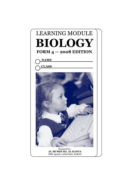 Intervensi biology Form 5 chapter 3 | DOC