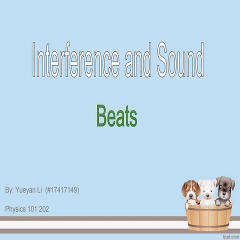 Bhavya Jain physics sound waves and beats | PPTX