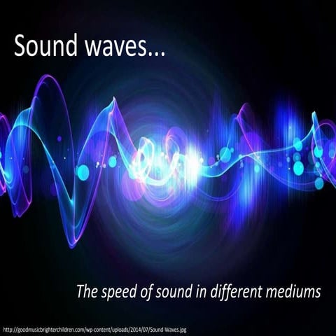 Learning object 4 sound waves | PPTX