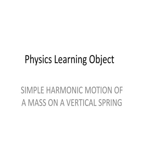 Analysis of Simple Harmonic Motion-Lab Report.pptx