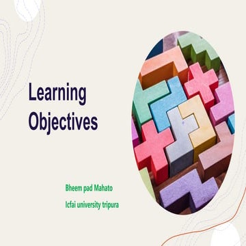 learning objectives.pptx | Educational Assessment | Education
