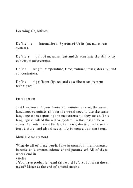 3rd Grade Measurement | PPTX
