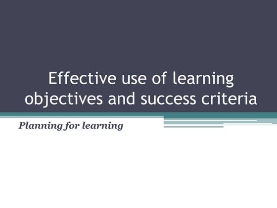 Chapter 2 Learning Targets | PPTX